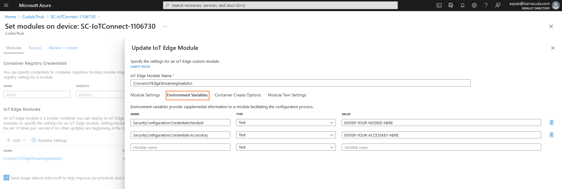 How to Integrate Crosser Edge Analytics with the Barracuda Secure Connector | Barracuda Campus