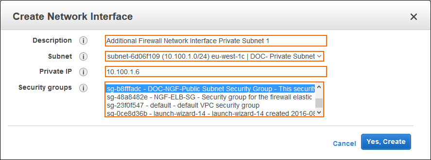 How to Add AWS Elastic Network Interfaces to a Firewall Instance ...