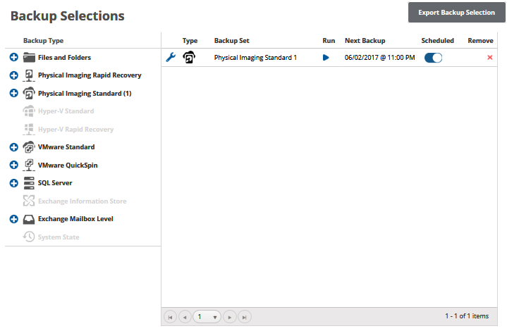 Creating Physical Imaging Standard Backup Sets | Barracuda Campus