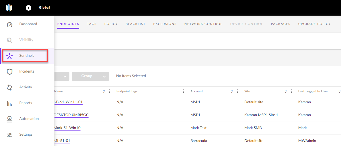Deploying the SentinelOne Agent: Finding your SentinelOne Site Token ...