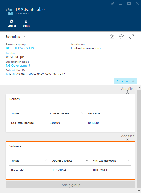 How to Configure Azure Route Tables (UDR) using Azure Portal and ARM | Barracuda Campus