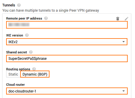 How to Configure BGP over IKEv2 IPsec Site-to-Site VPN to a Google Cloud VPN Gateway | Barracuda ...