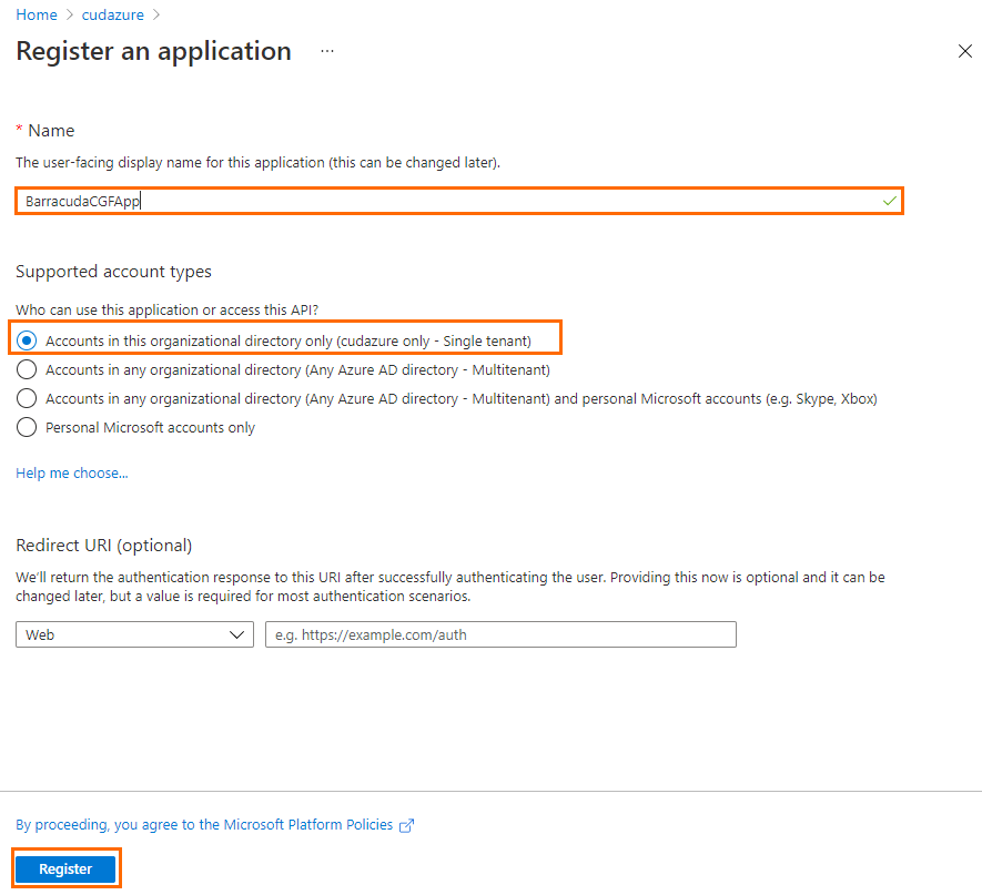 How to Configure Azure Cloud Integration Using ARM | Barracuda Campus